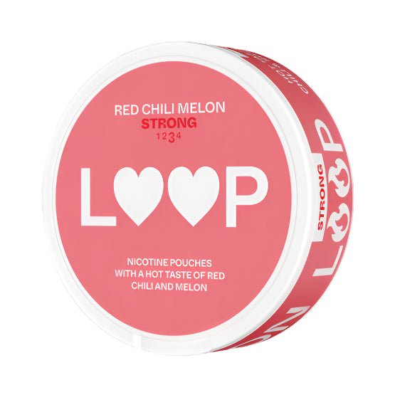 Buy Loop Red Chili Melon Slim Strong snus in Spain | Snuzia